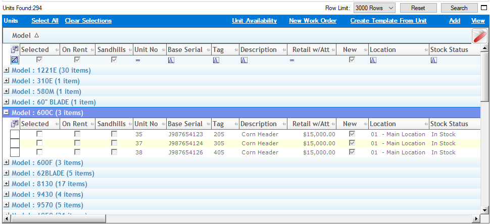 Best Practices - Selection Screens